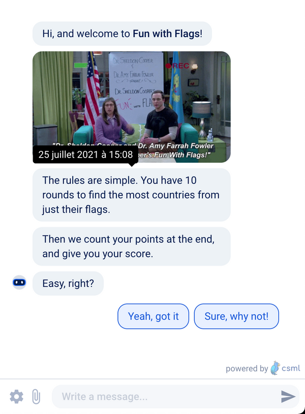 CSML Template Highlight: Create a Dynamic Quizz Chatbot With CSML